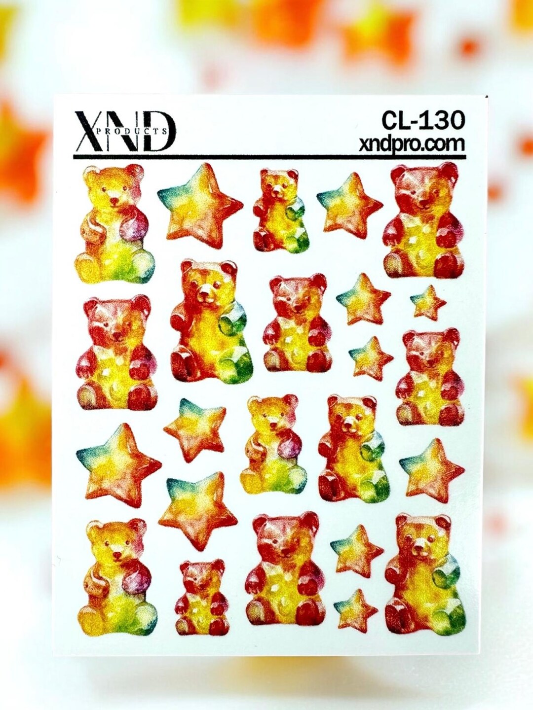 Nail Decal 2D Gummy Bear / Gummies / Water Nail Decals / Waterslide ...