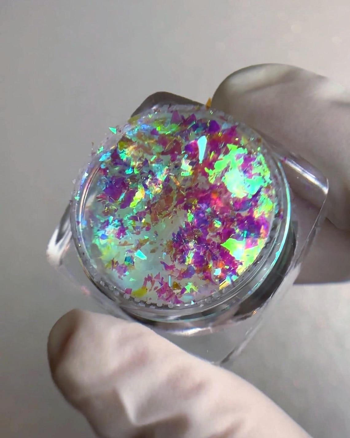 Opal Aurora Flakes, Opal Flake, Holographic Flakes, Unicorn Aurora ...