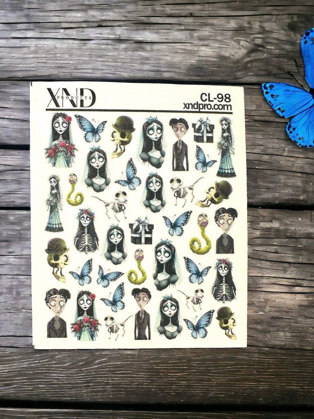 Nail Water Decal / Corpse Bride Inspired/ Halloween / Love / Waterslide ...