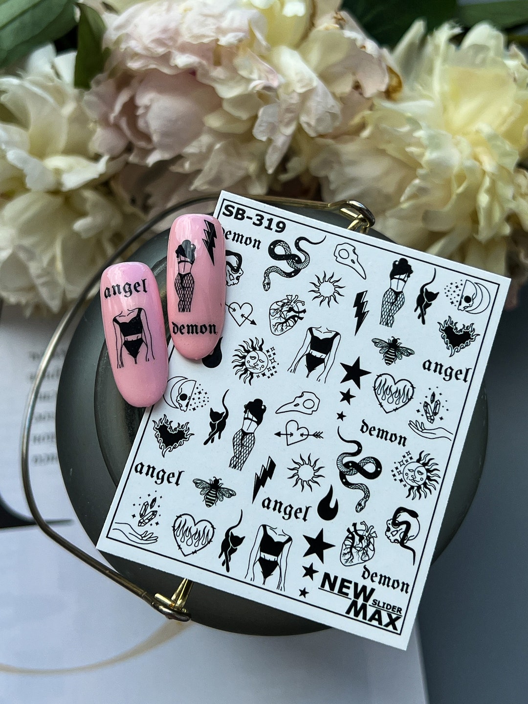 Nail Water Decal / Love, Sexy, Woman Empowerment, Valentines, Nail ...