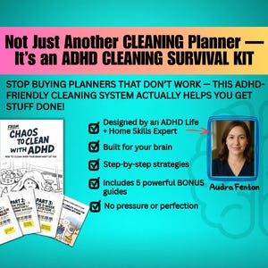 Cleaning Lists for Adhd Adults - Etsy