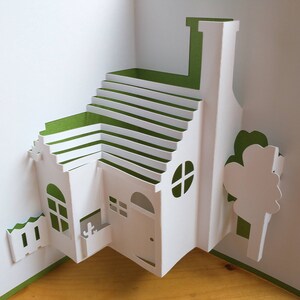 DIY Pop-up Housewarming Card Template | SVG & PDF Digital Download | 3D ...