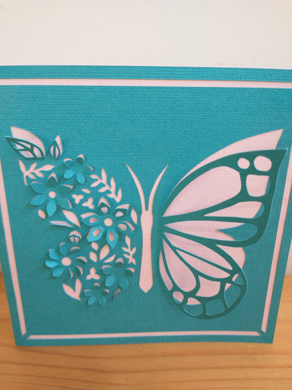 DIY 3D Butterfly Card Template SVG & PDF Digital Download 3D Paper ...