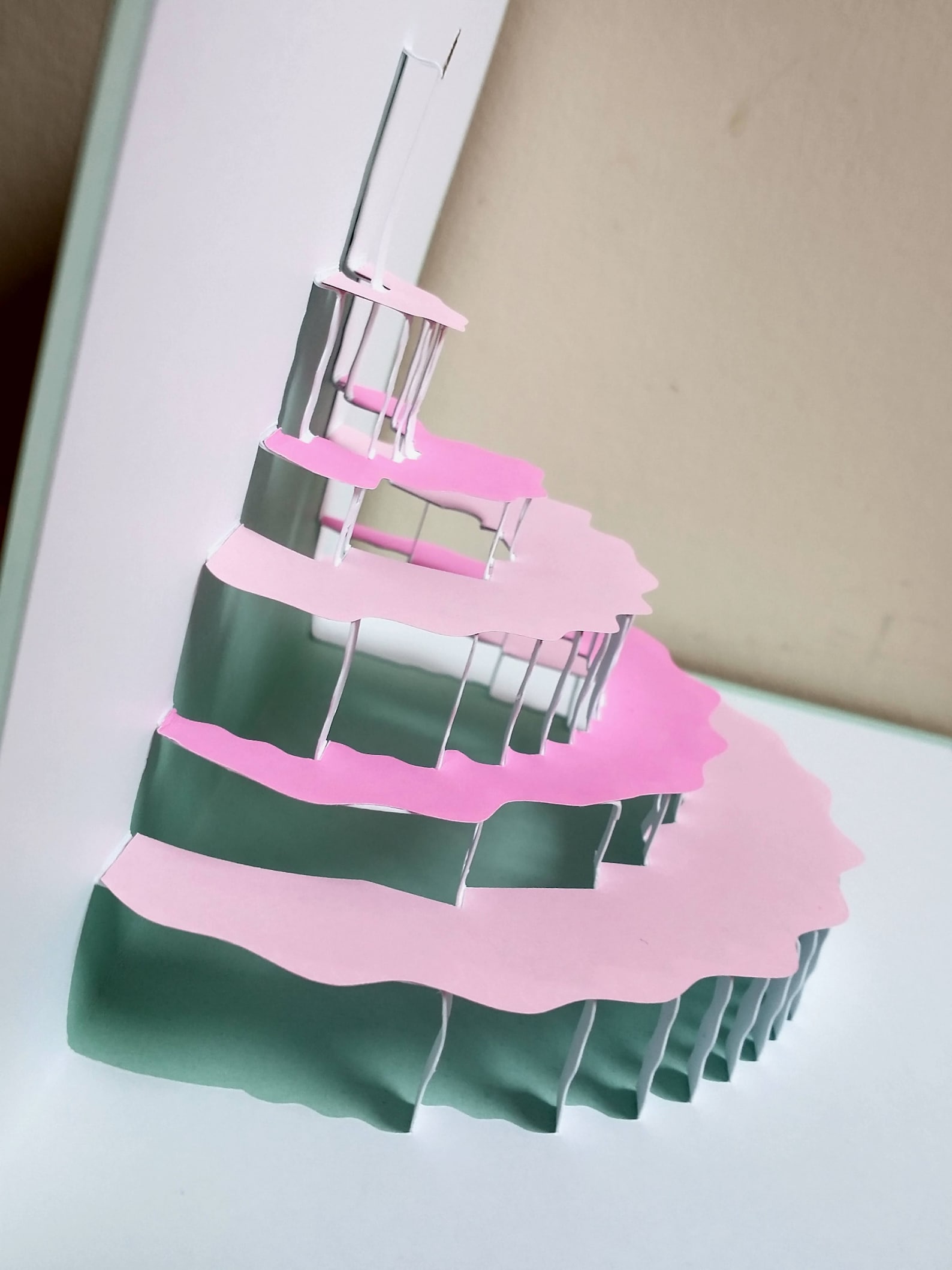 DIY Pop-up Happy Birthday Cake Card Template | SVG & PDF Digital ...