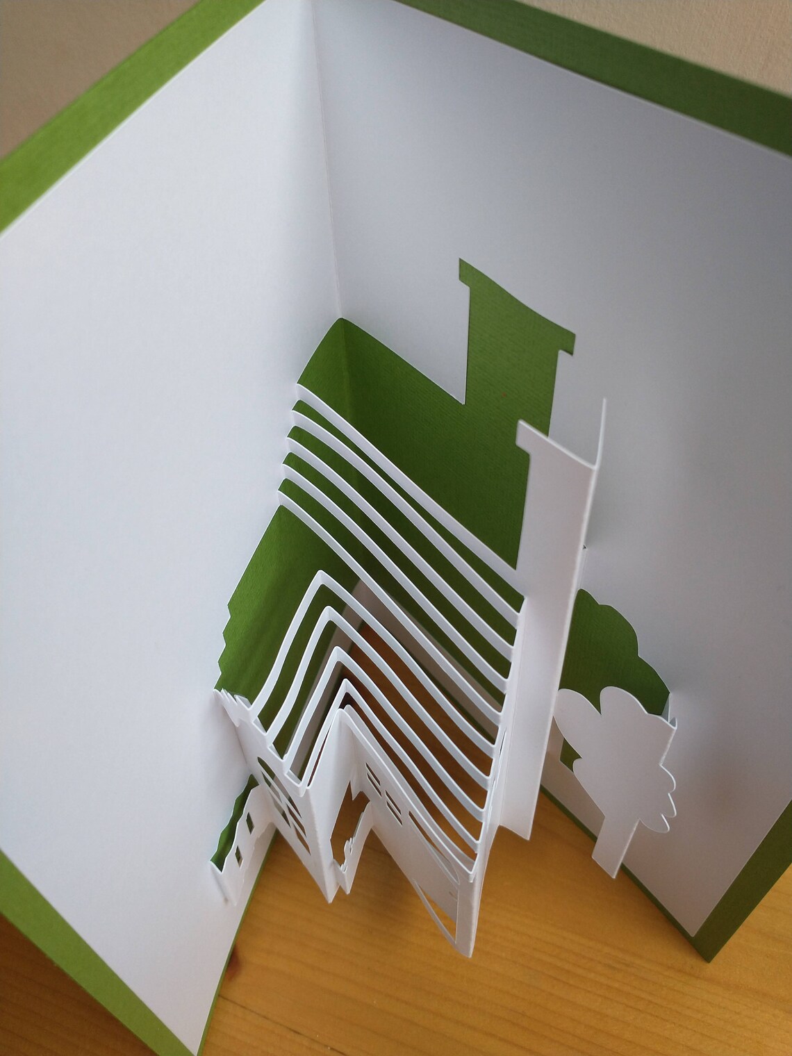 DIY Pop-up Housewarming Card Template | SVG & PDF Digital Download | 3D ...