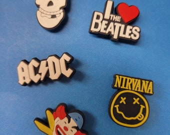 The Rock Croc Charms - Etsy