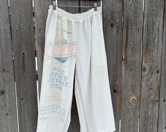 Retro Charm: Raggedy Ann & Andy Cotton Rice Sack Pants With Vintage ...