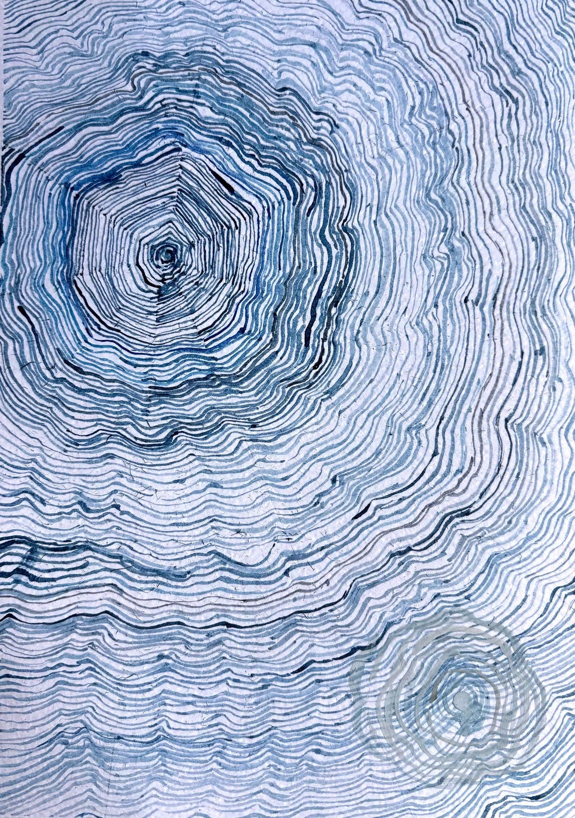 Original Gouache Painting - Drops - Etsy