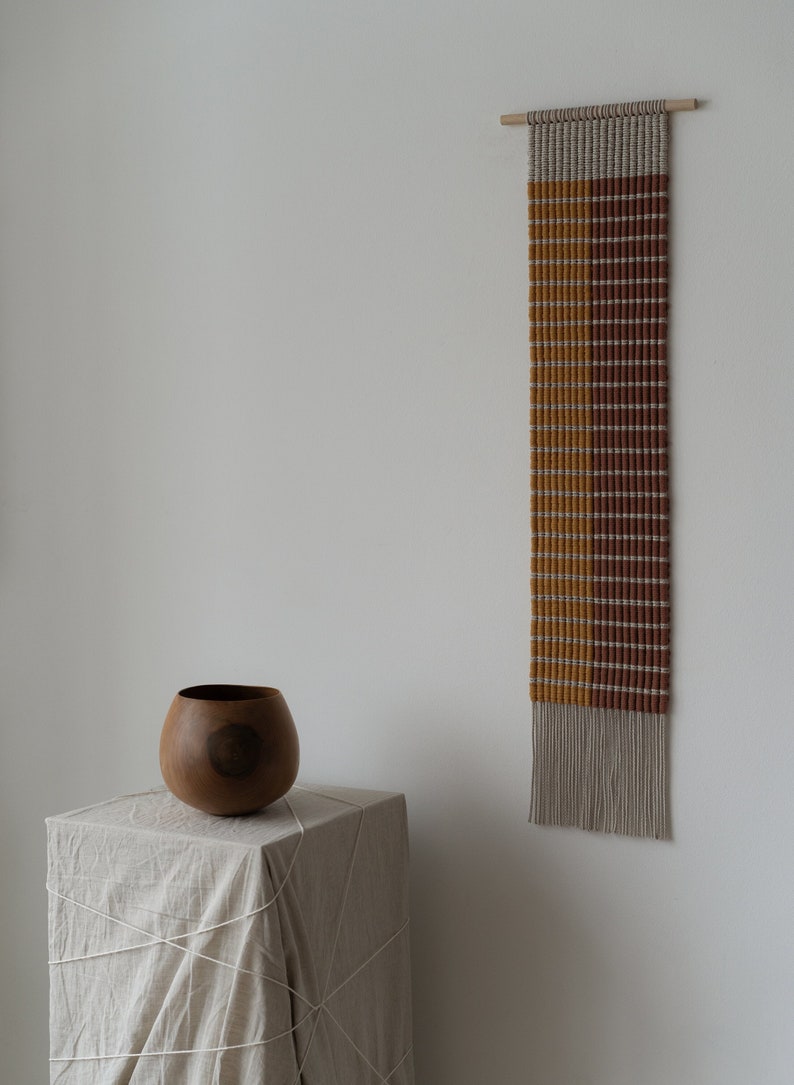 BELT Textile Wall Art Inspired by Bauhaus Long Wall Hanging - Etsy