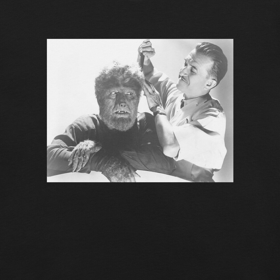 Frankenstein Meets the Wolf Man (1943) - Lon Chaney Jr. and Jack Pierce ...