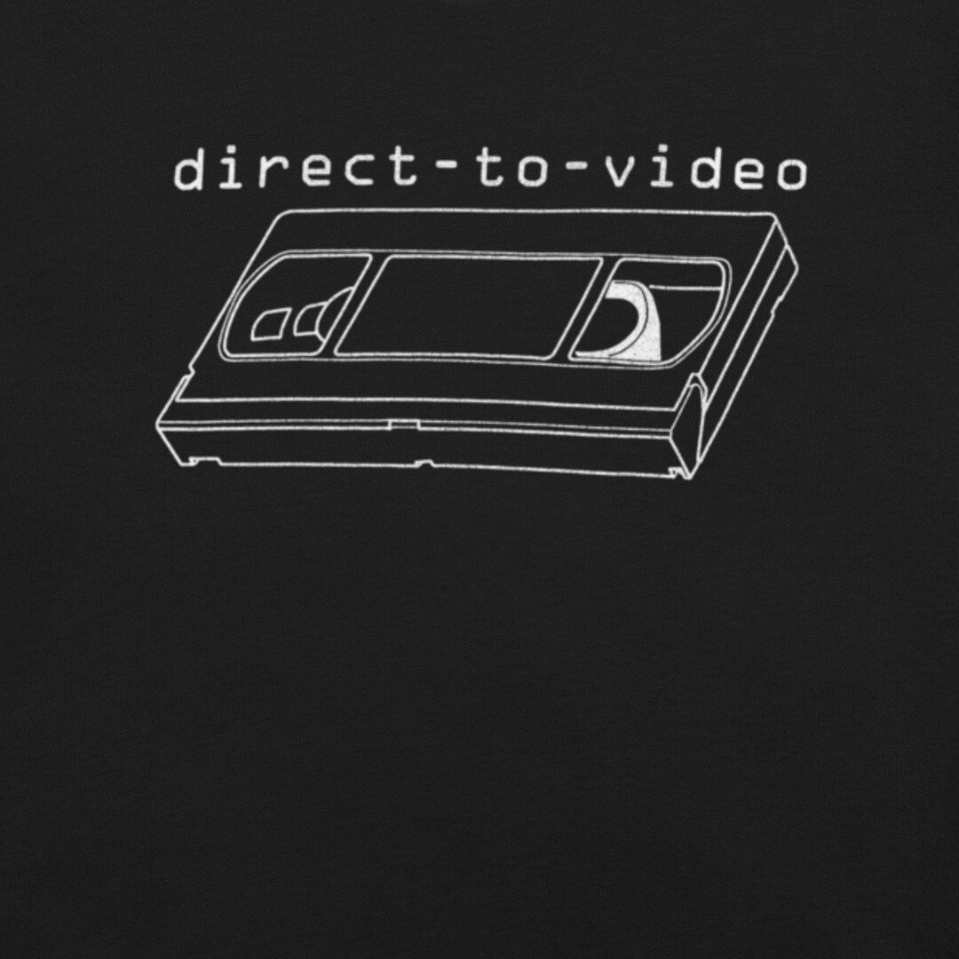 Direct to Video - VHS Videocassette Unisex Cotton T-shirt - Etsy