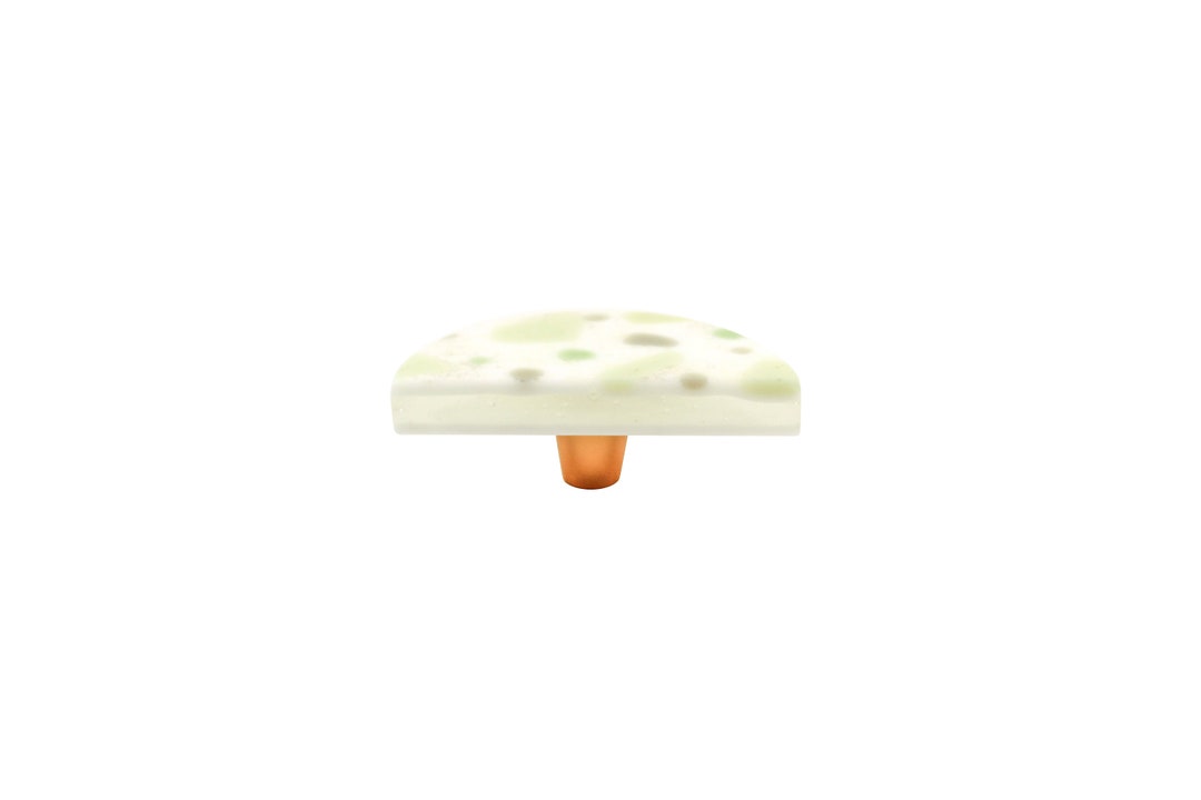 Green Terrazzo | 3" Half Moon Knob | Cabinet Pull and Knobs | Modern ...