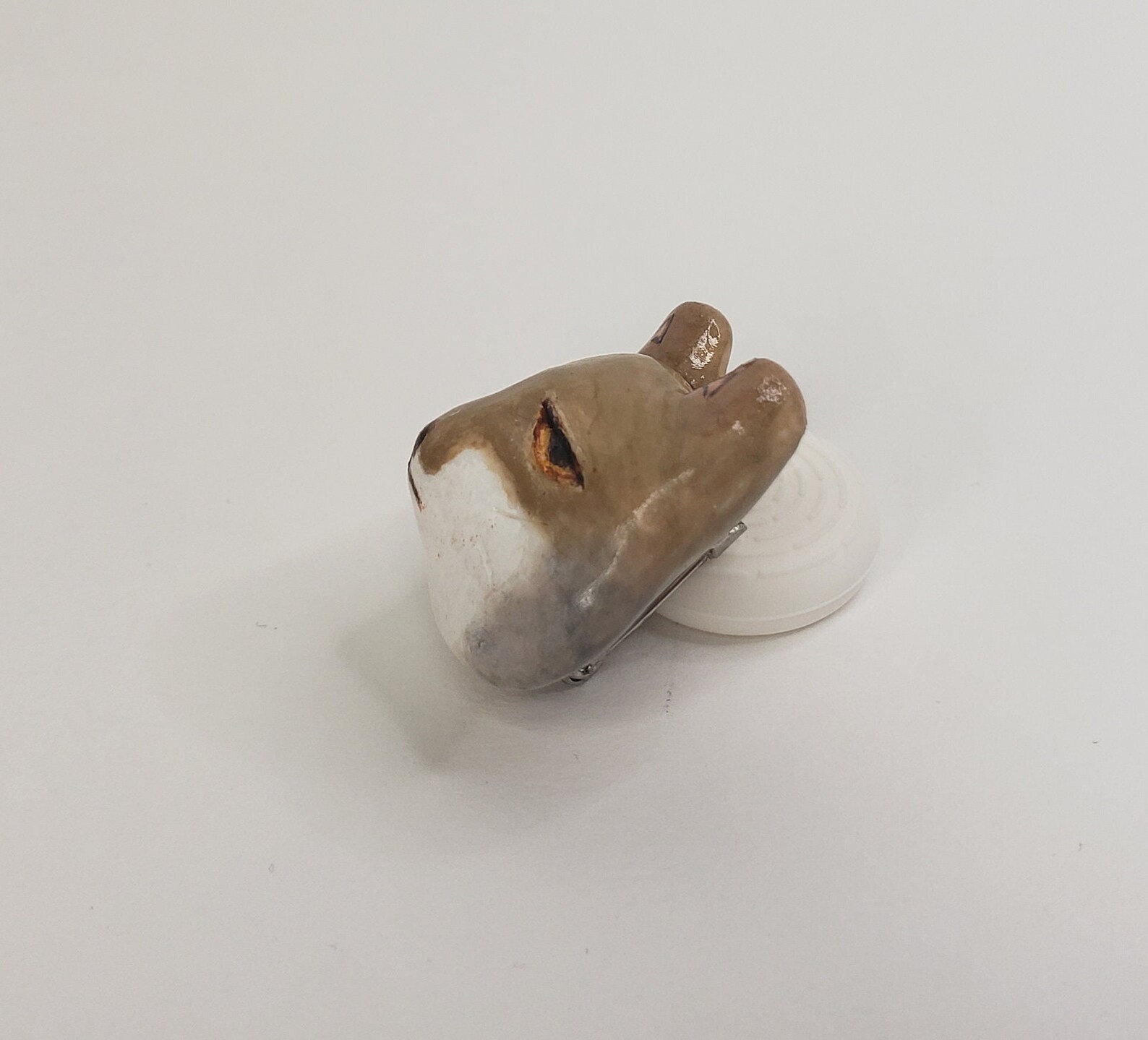 Ffxiv Inspired Sand Fox Minion Pin/brooch | Handmade Polymer Clay ...