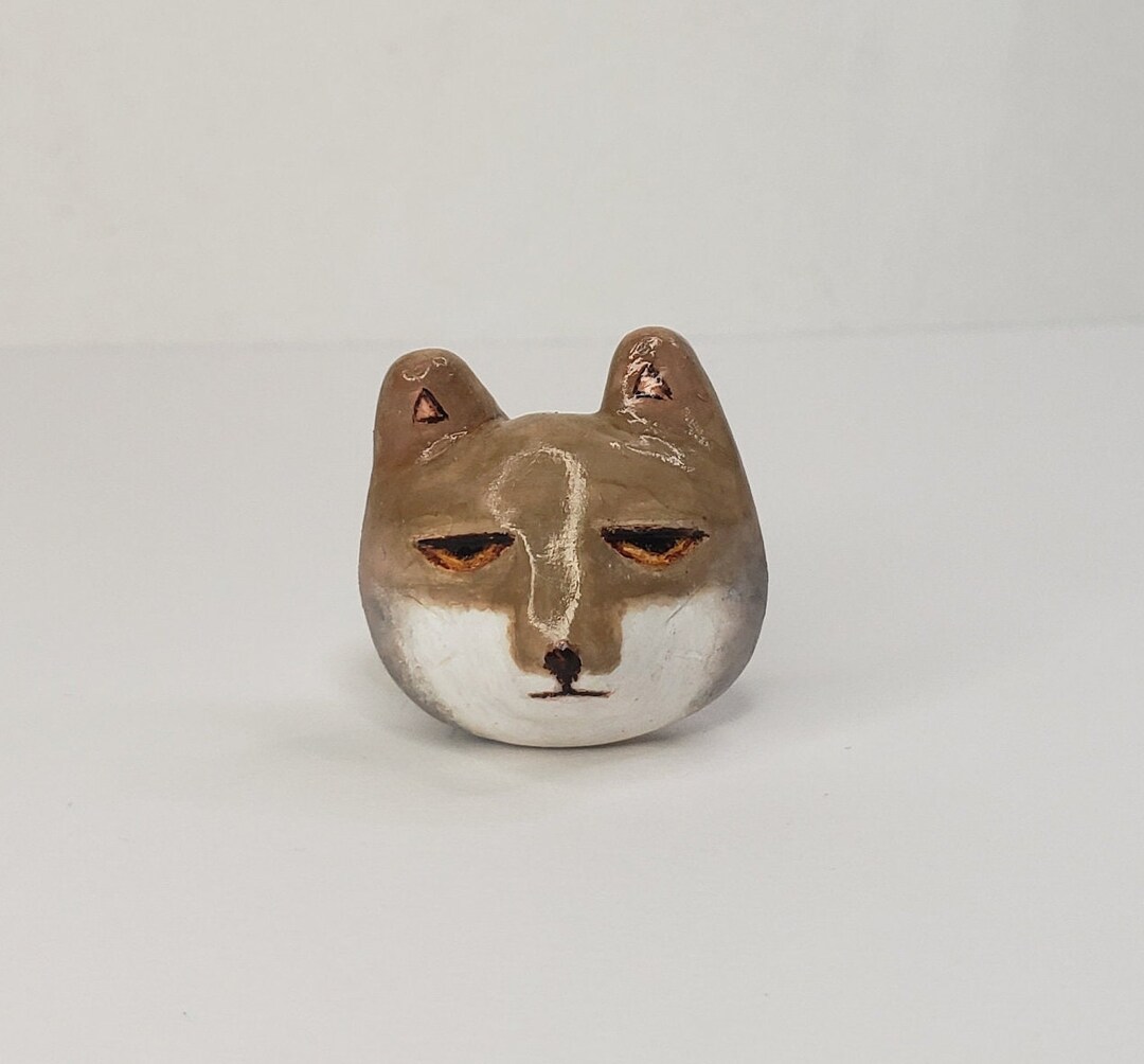 Ffxiv Inspired Sand Fox Minion Pin/brooch Handmade Polymer - Etsy