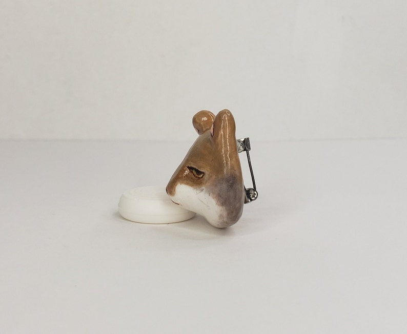 Ffxiv Inspired Sand Fox Minion Pin/brooch | Handmade Polymer Clay ...
