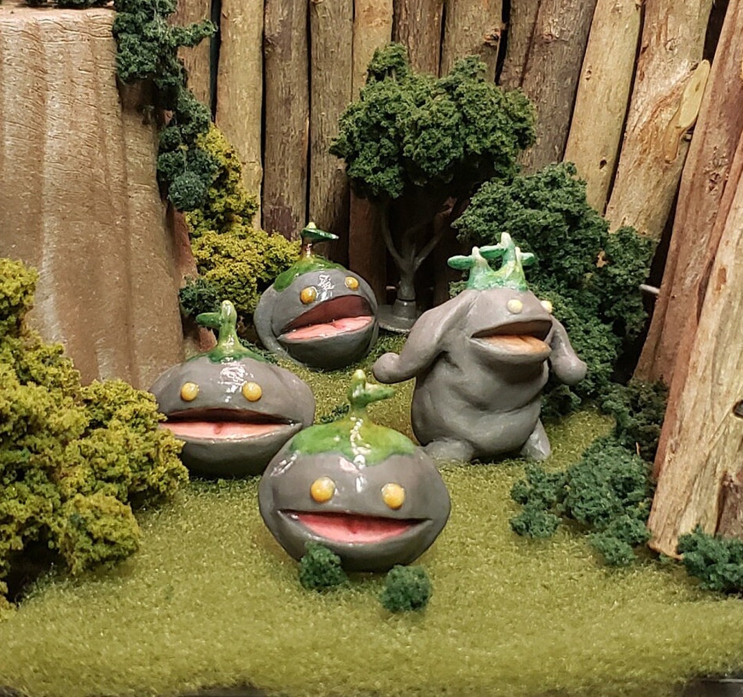 Ffxiv Inspired Goobbue Sproutling Minion Pin/brooch Handmade - Etsy