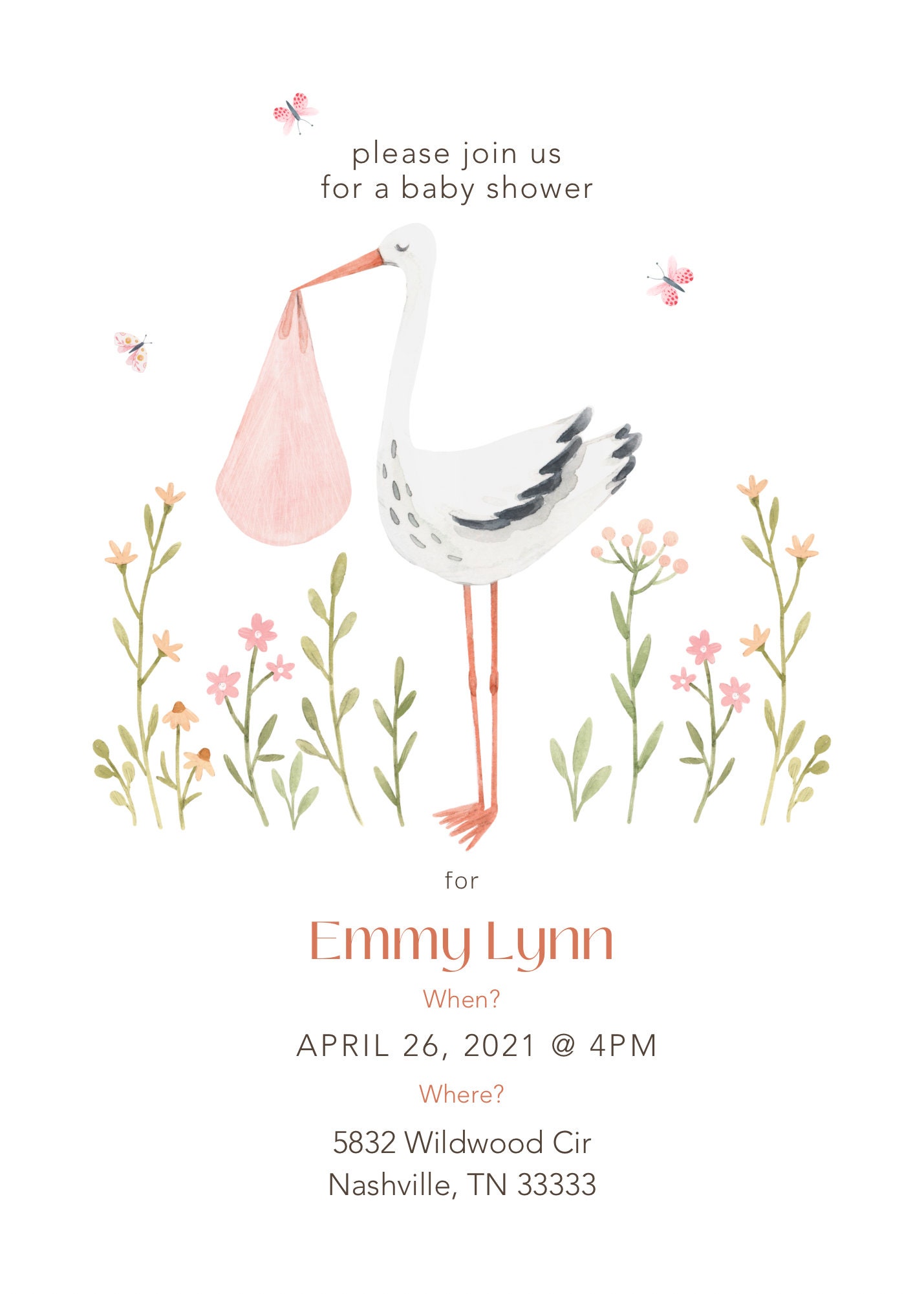 Printable Baby Shower Invites Made to Order Baby Shower - Etsy