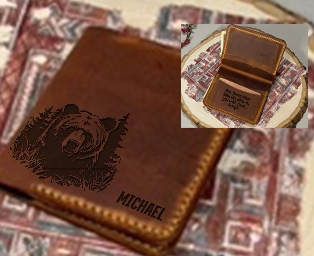 Handwritten Wallet Men, Personalized Wallet Men, Gift for Boyfriend ...
