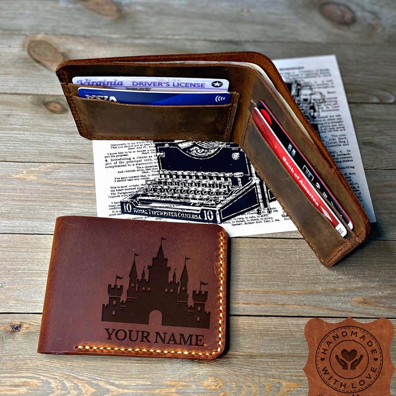 Disneyland Mens Wallet - Etsy