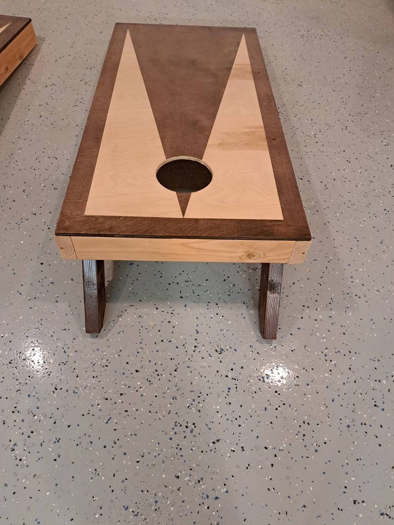 Cornhole Boards Solid Wood Official Size Custom Made. Different Designs ...