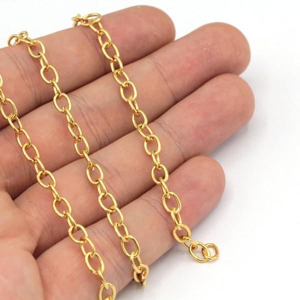 Oval Link Chain - Etsy