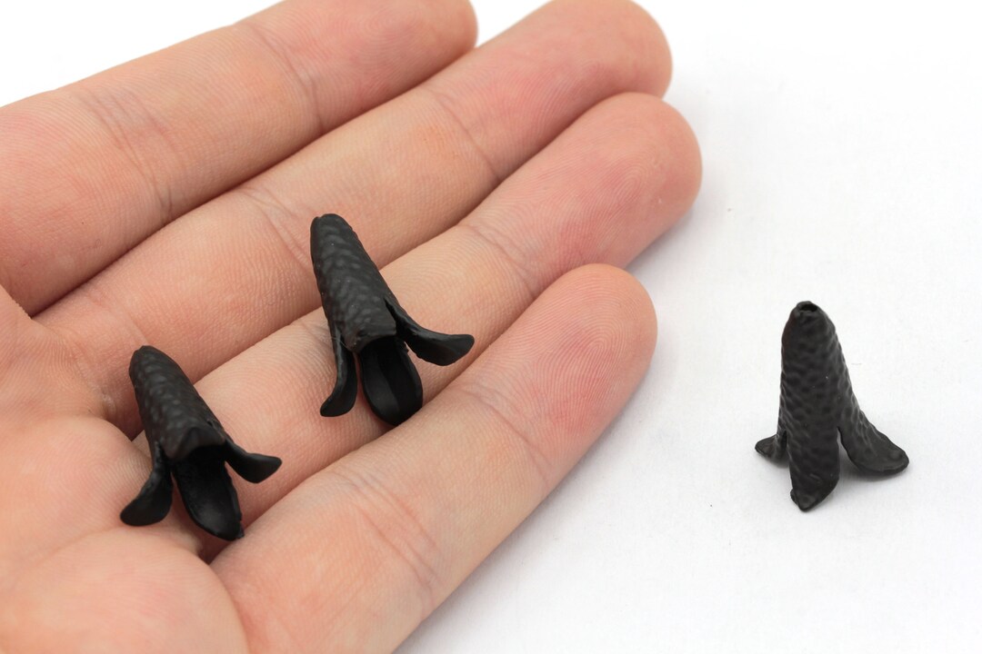 10x20mm Black Plated Cone Caps, Hammered Cone Cap, Cones, Bead Caps ...