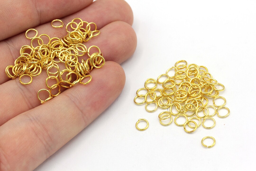 20 Ga 5mm Brass Jump Ring, Open Jump Ring, Brass Connector, Bulk Jump ...