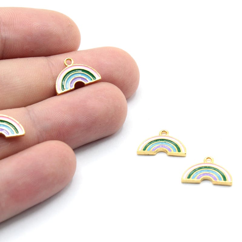 Rainbow Charm - Etsy