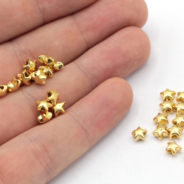 Tiny Star Beads - Etsy