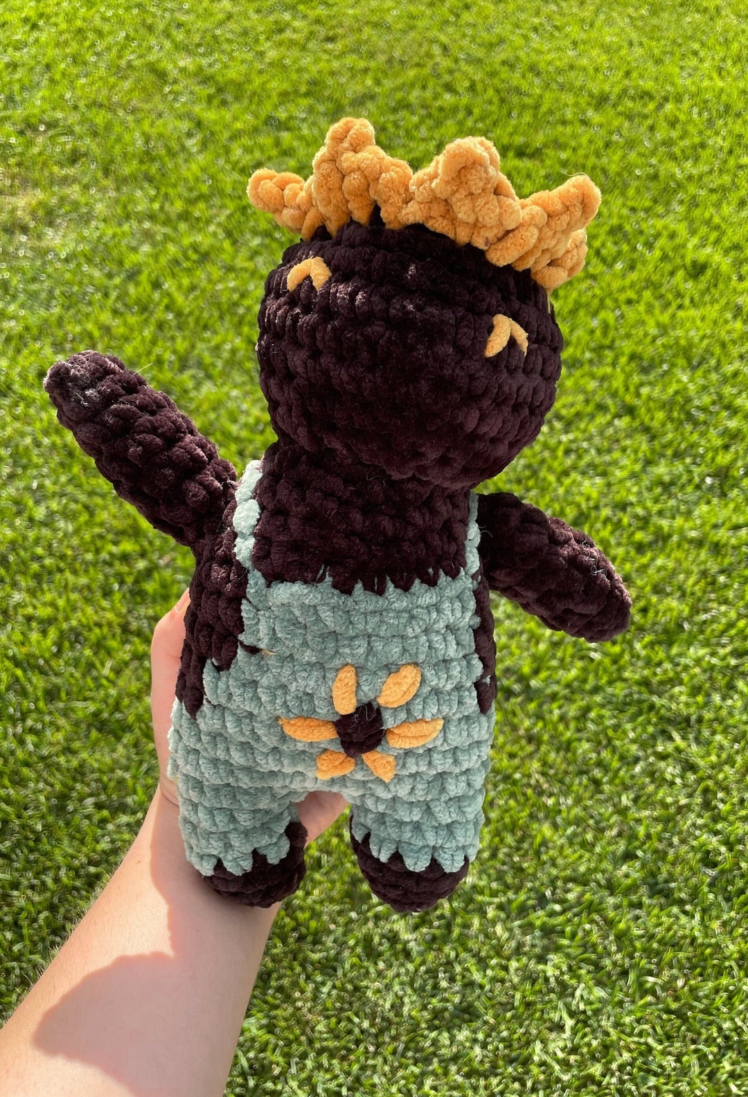 Crochet Sunflower Child Plushie: Summer Stuffed Toy - Etsy