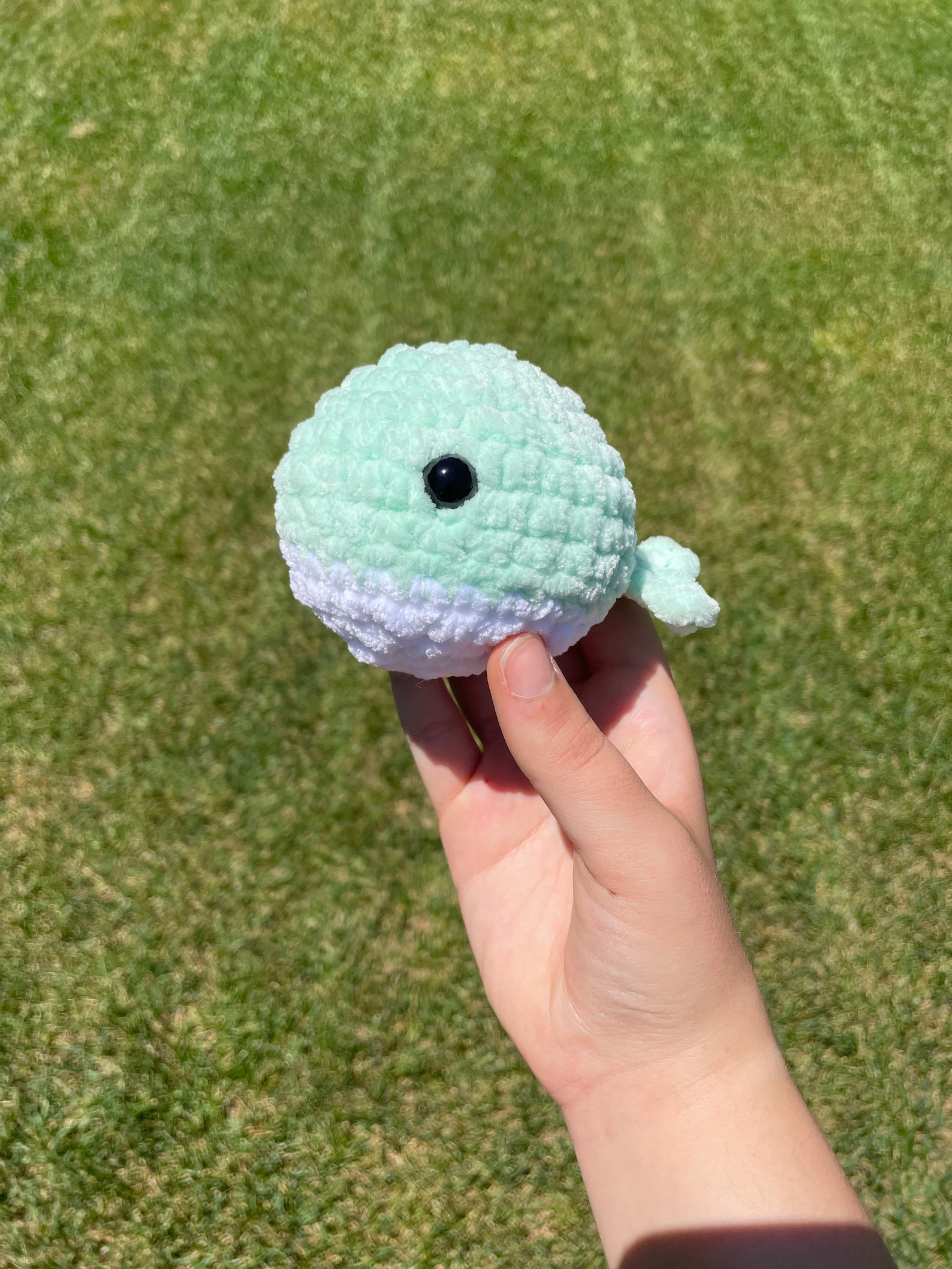Crochet Whale Plushie Stress Ball, Whale Plushie, Sea Creature, Stress ...
