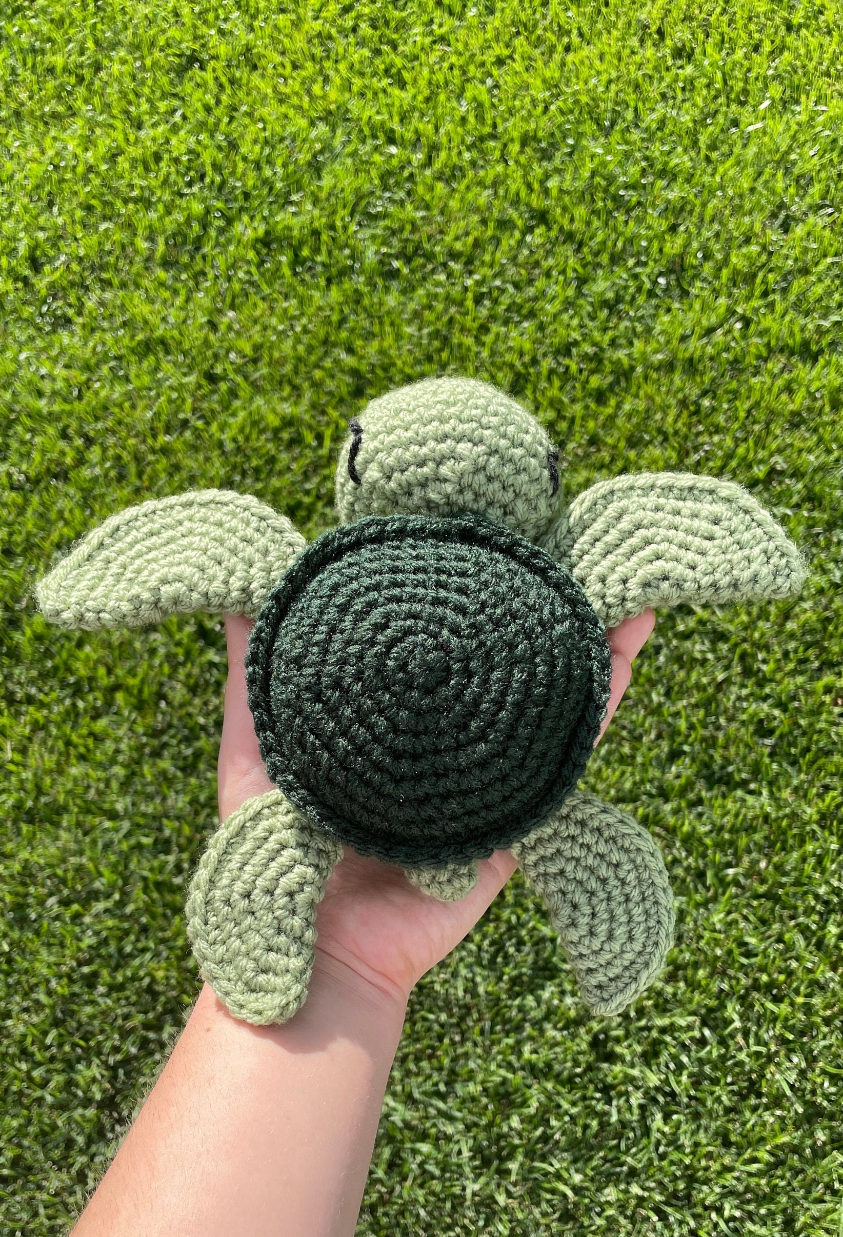 Mini Turtle Crochet - Crochet Plushie, Crochet Turtle, Mini Turtle, Sea ...