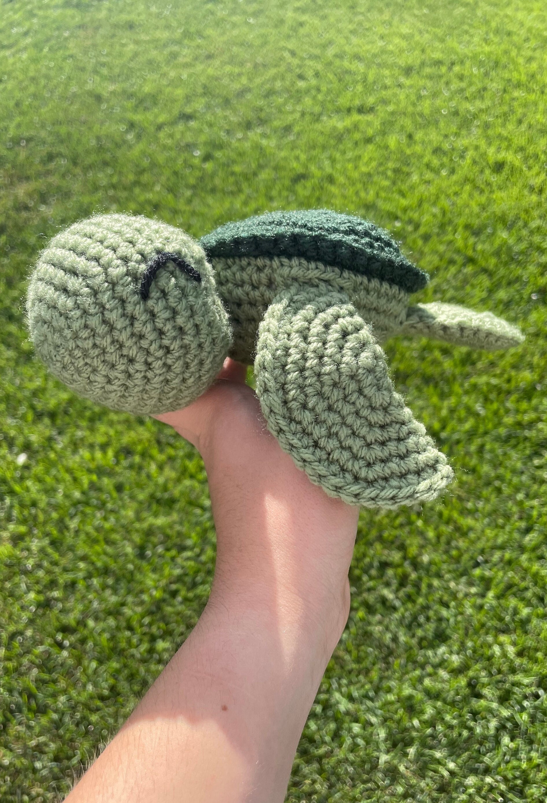 Mini Turtle Crochet - Crochet Plushie, Crochet Turtle, Mini Turtle, Sea ...