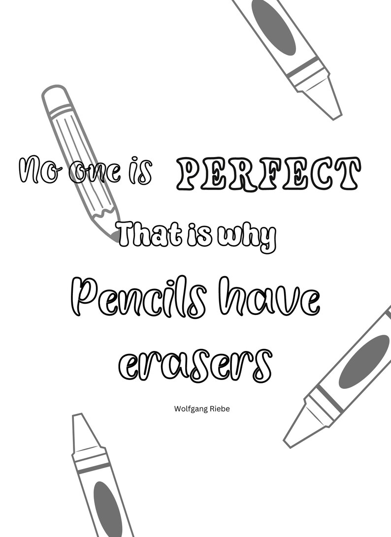 Motivational Quotes Coloring for Kids - Etsy