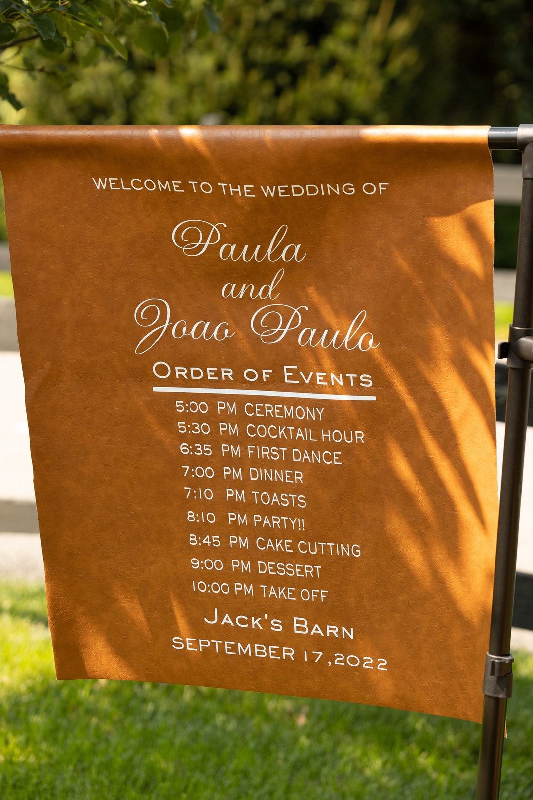 Custom Leather Sign - Etsy