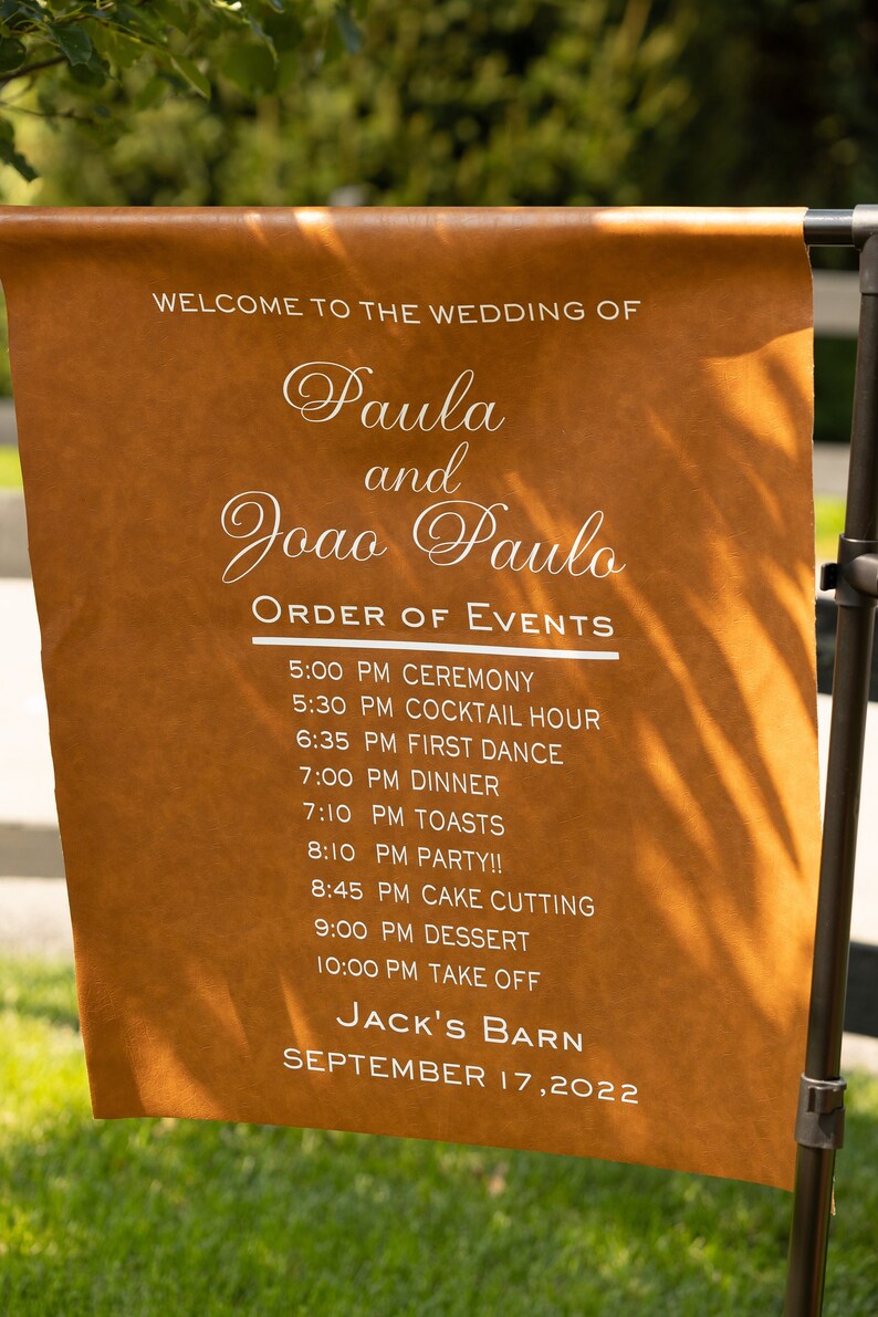 Custom Leather Sign - Etsy