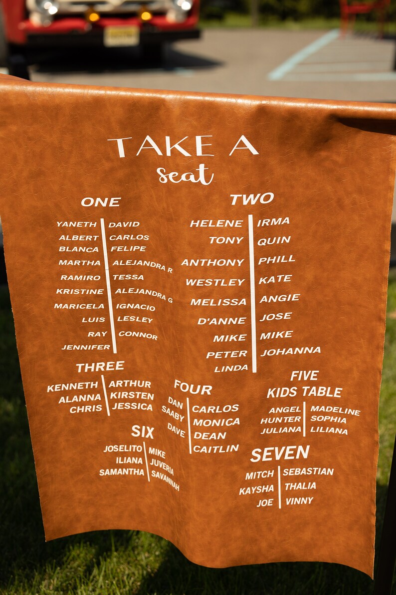 Custom Leather Sign - Etsy