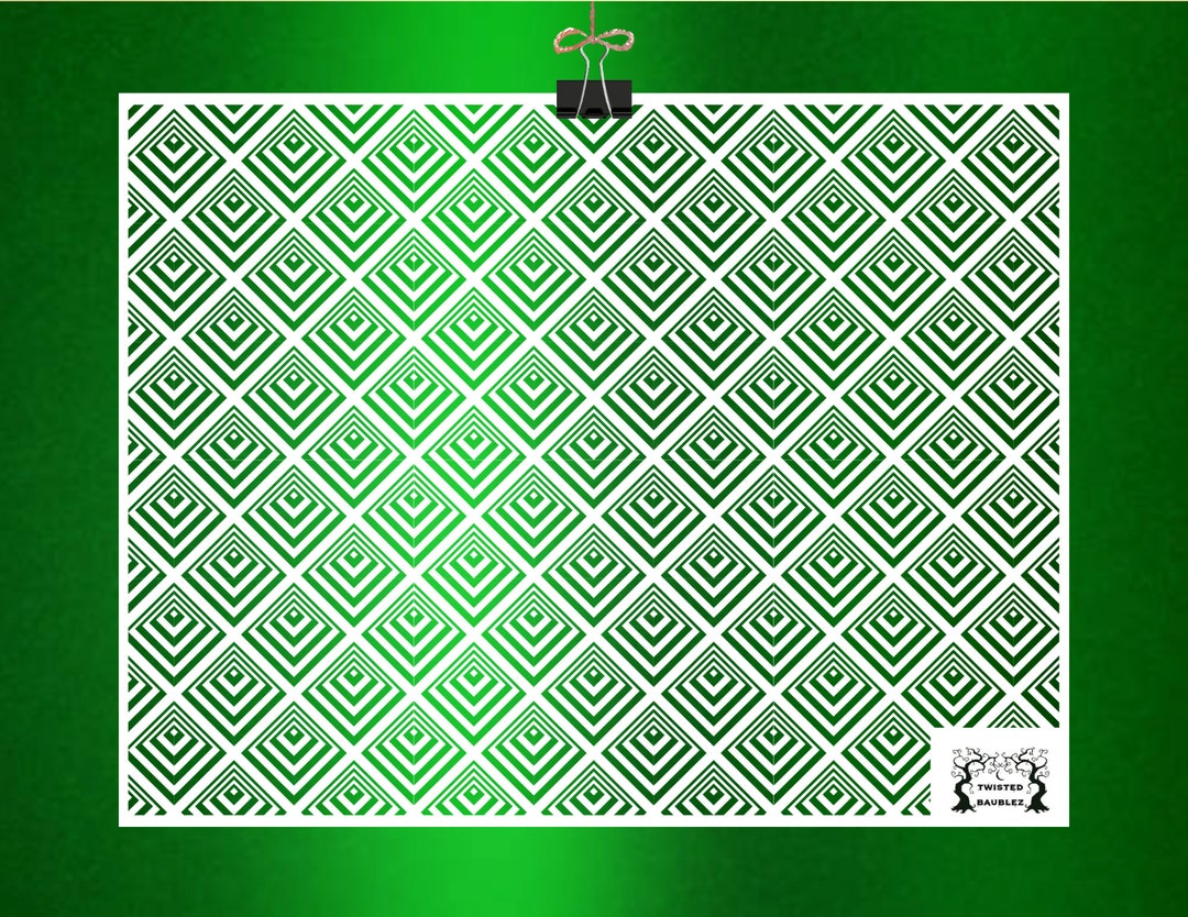 Foil Waterslide - Geometric Pyramid Illusion Pattern - Patterns/wraps ...