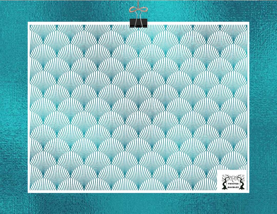 Foil Waterslide - Geometric Shell Pattern 1 - Patterns/wraps - Physical ...