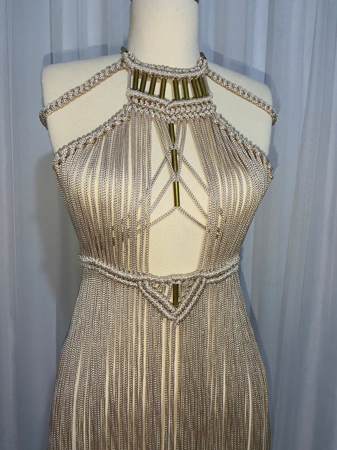 Fast Shipping , Macrame Dress , Festival Dress , Party Dress ...