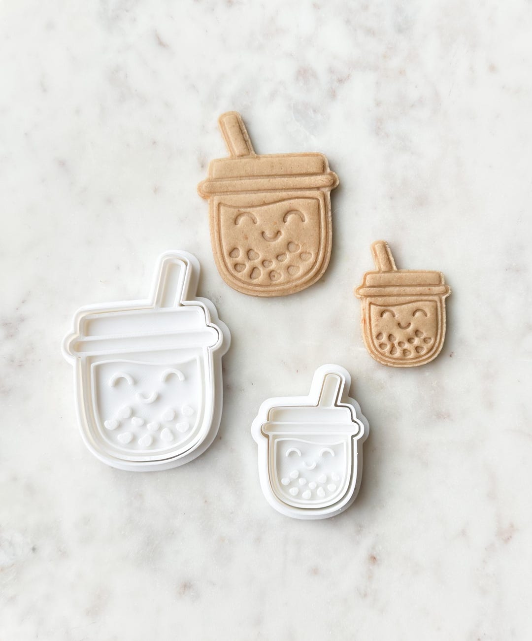 Boba Tea Drink Cookie Cutter | Cookie Stamp | Cookie Embosser | Cookie ...