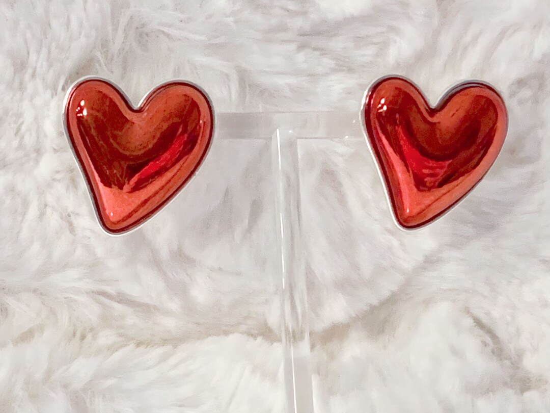 Red Hot Hearts - Etsy