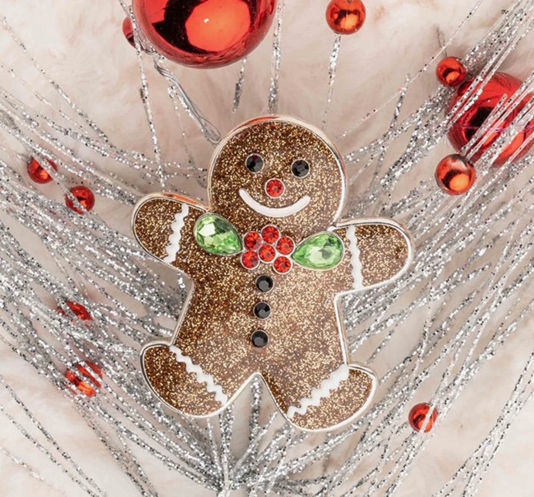 Gingerbread Man Pin/pendant - Etsy