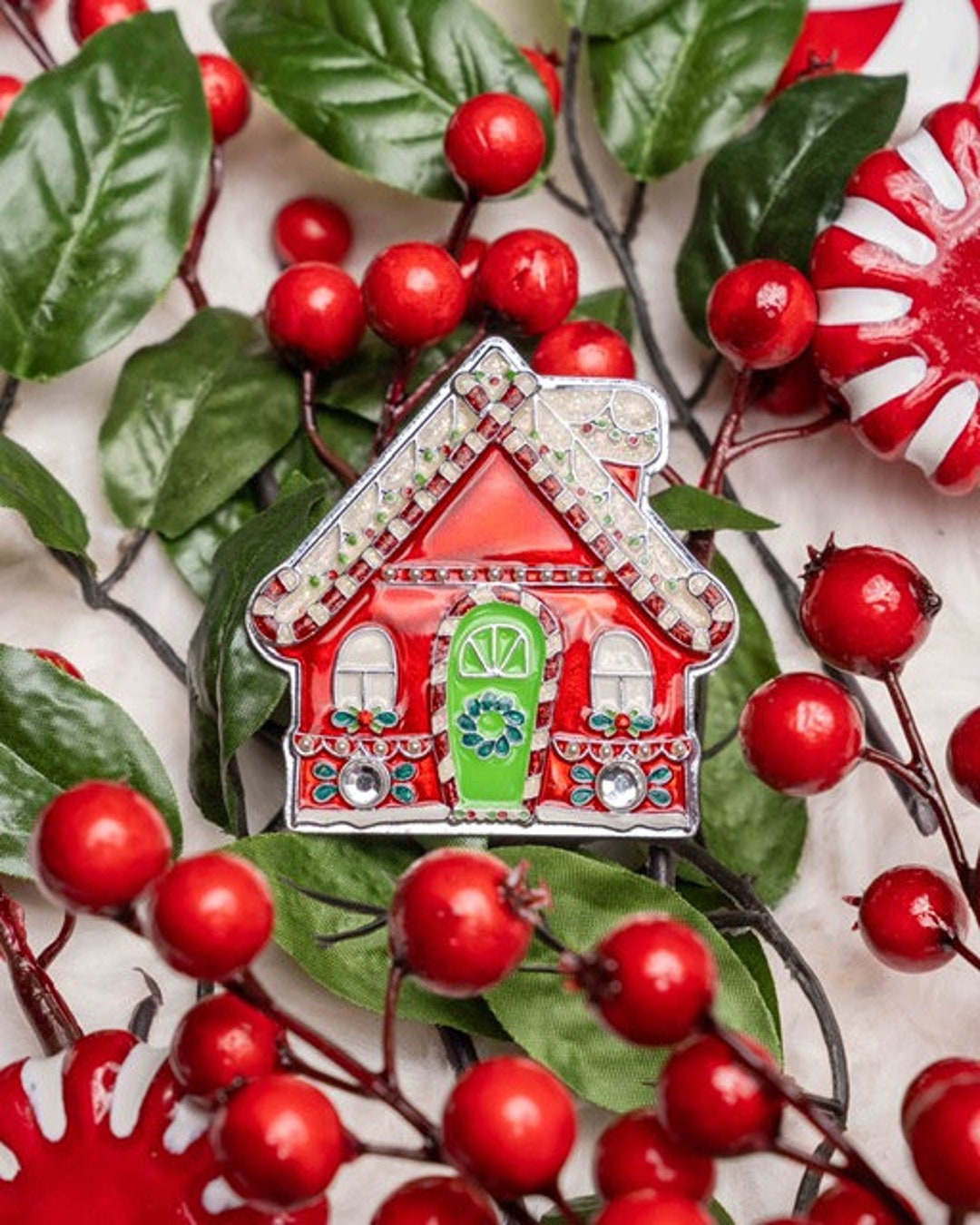 Gingerbread House Pin/pendant - Etsy