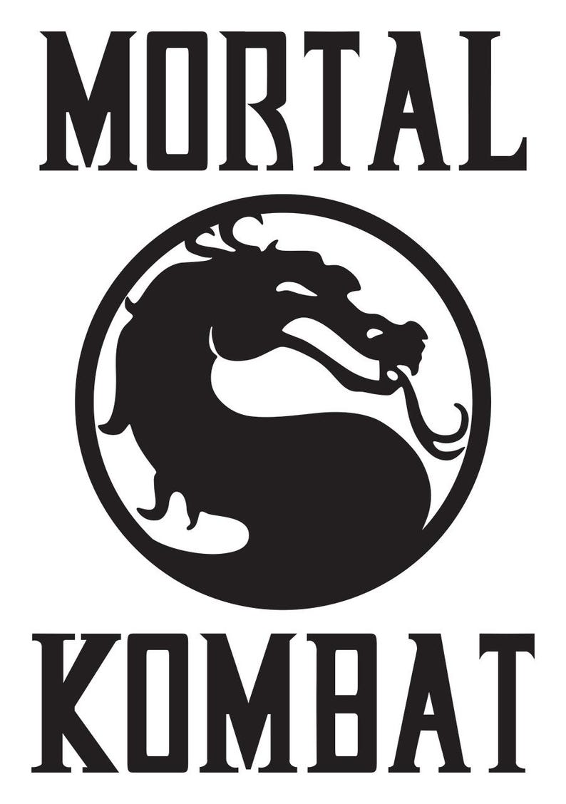Mortal Kombat 1 SVG Logo Digital Product - Etsy