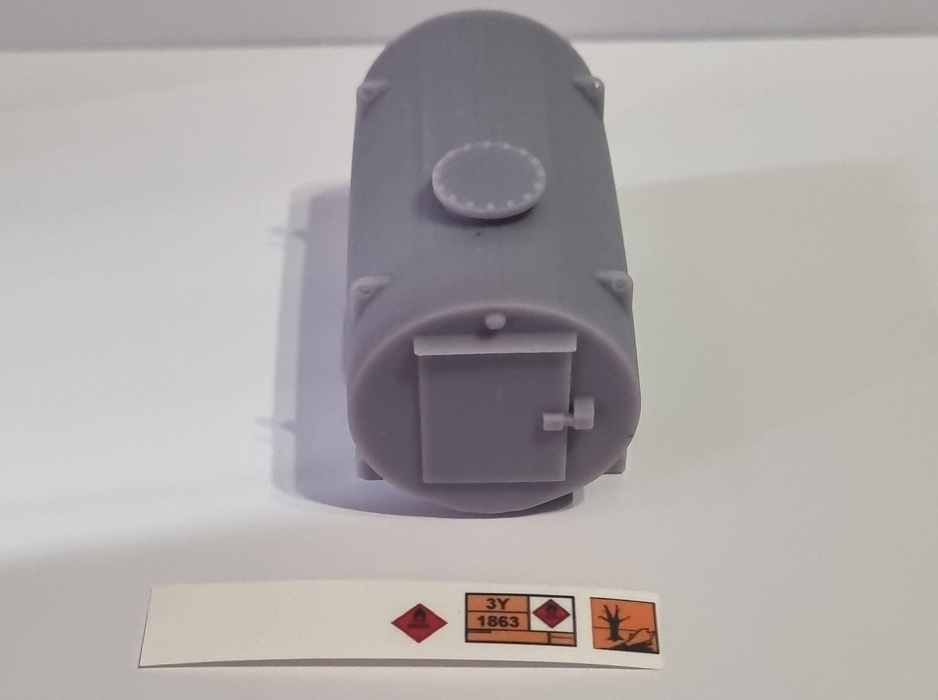 10,000 Litre Diesel Tank With Oil Drums/barrels for OO Gauge 1:76 Scale ...