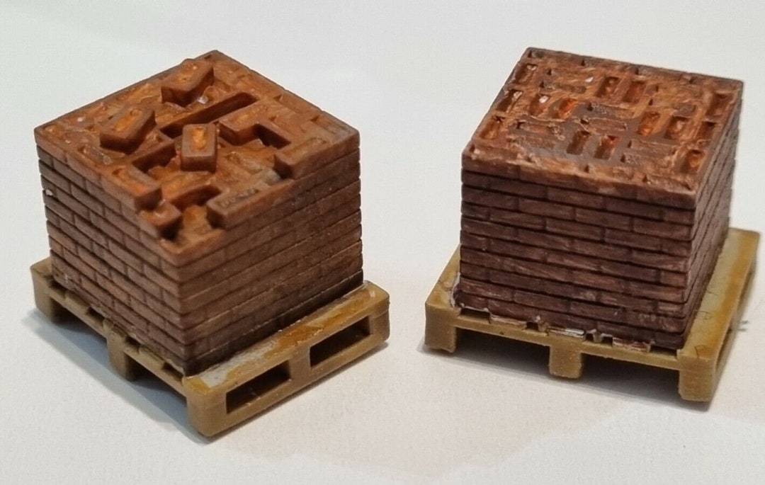 Pallet of Bricks OO Gauge 1:76 Scale Model Scenery Railway/diecast Two ...