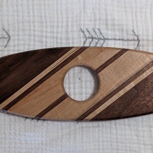 Maple and Walnut Striped Wine Caddy - Etsy