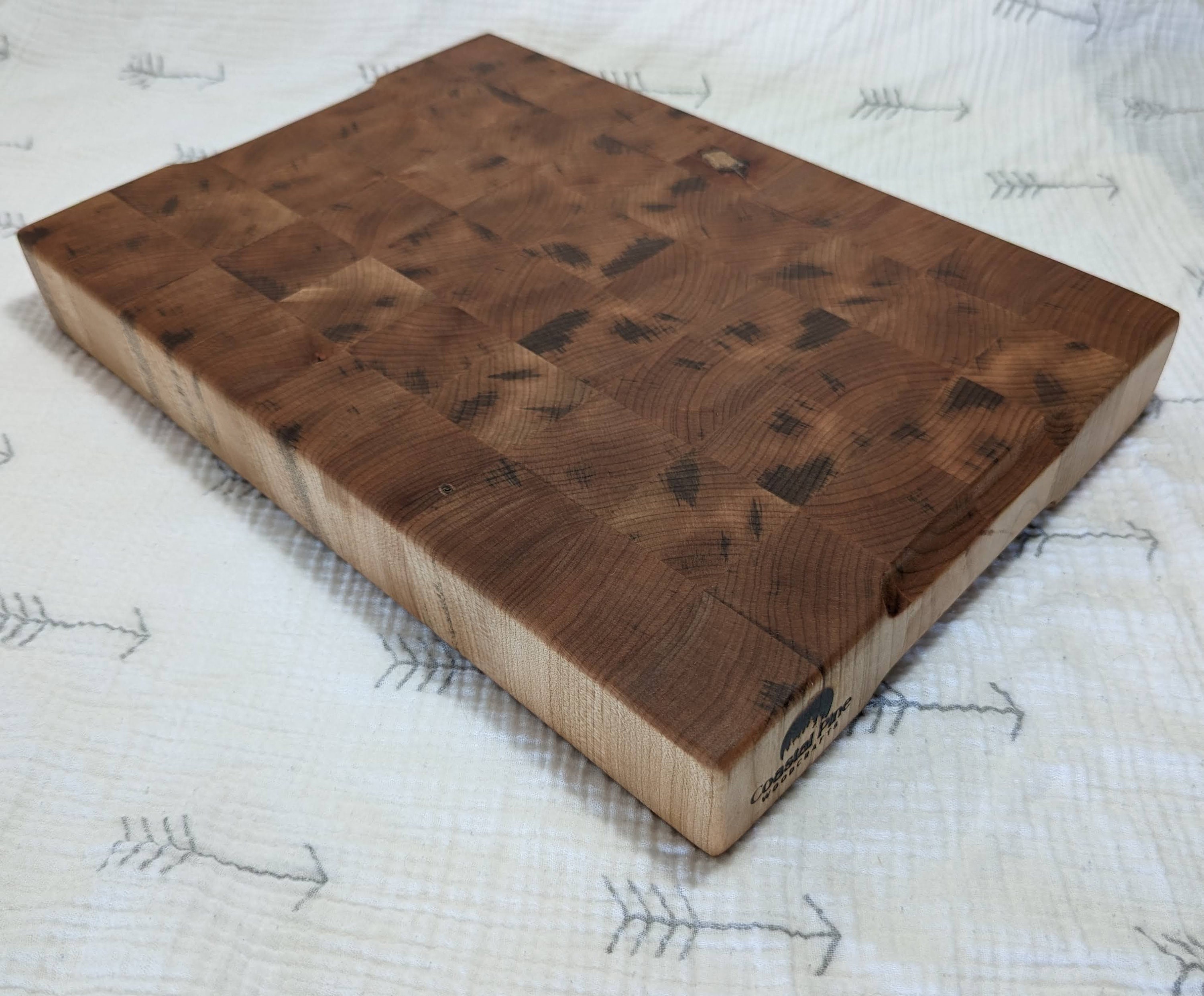 Maple End Grain Butcher Block Cutting Board - Etsy