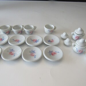 Miniature China Tea Set - Etsy